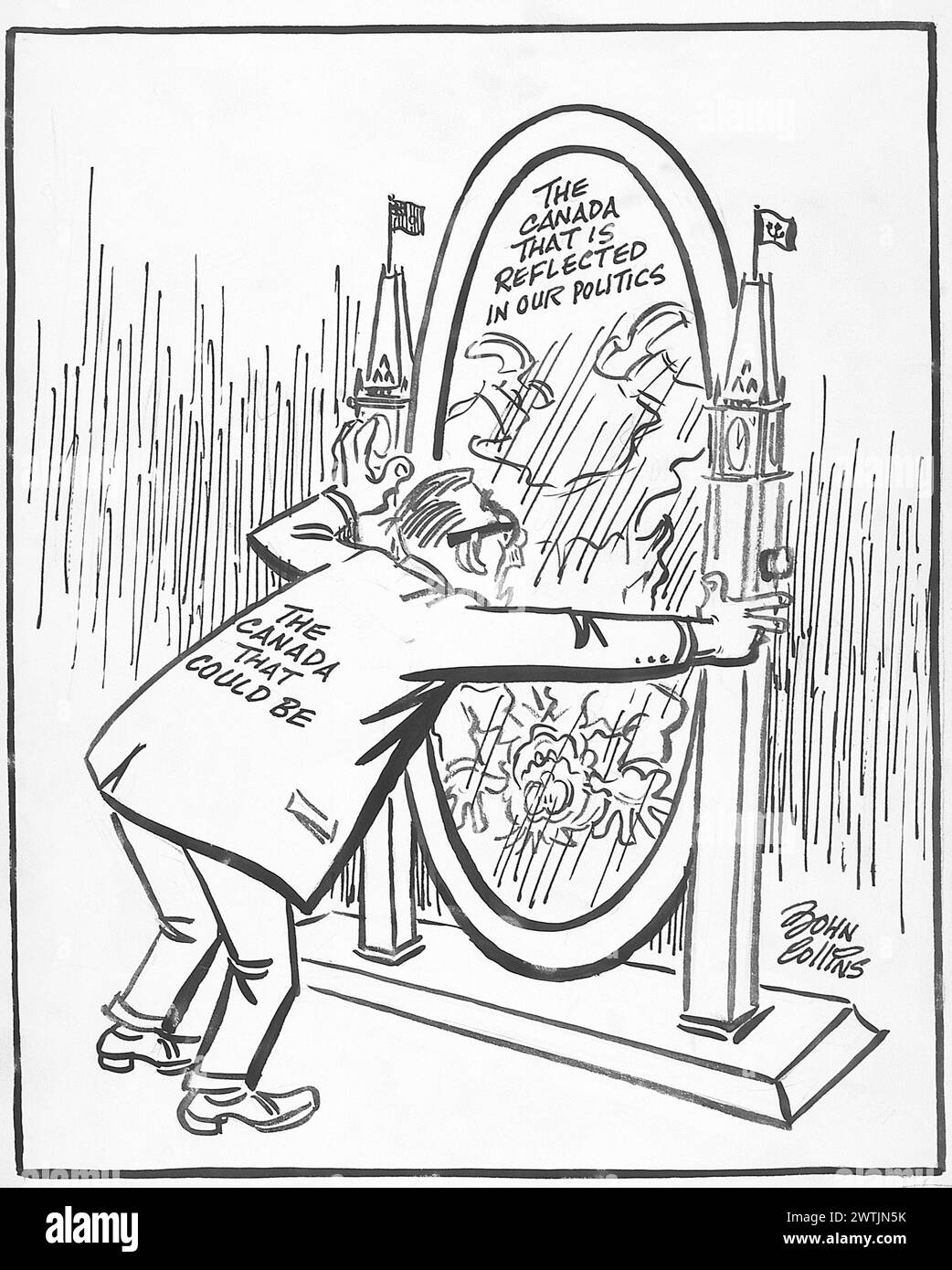 Cartoon - Jekyll and Hyde. John Collins (1917-2007 Stock Photo - Alamy