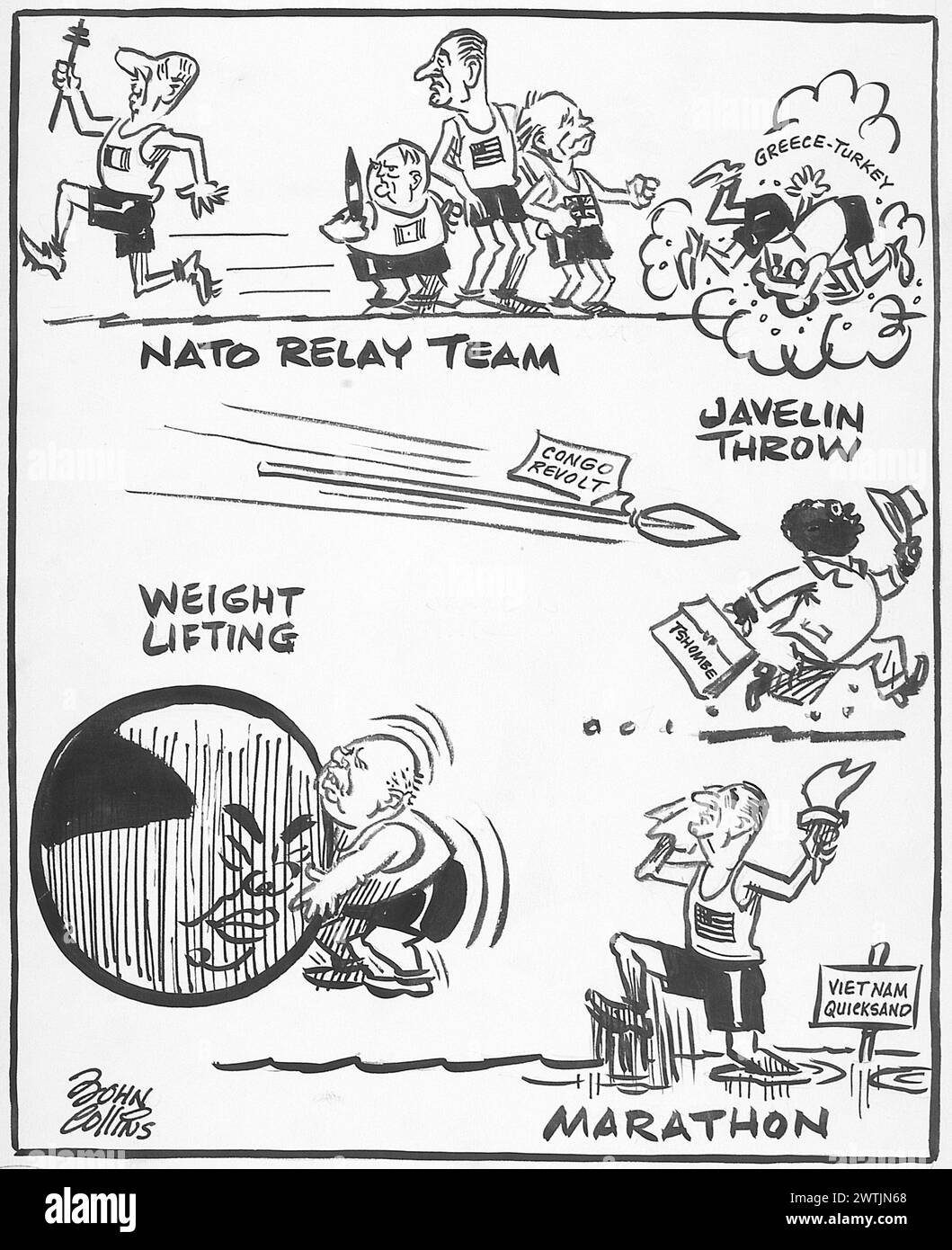 Olympic trials Black and White Stock Photos & Images - Alamy