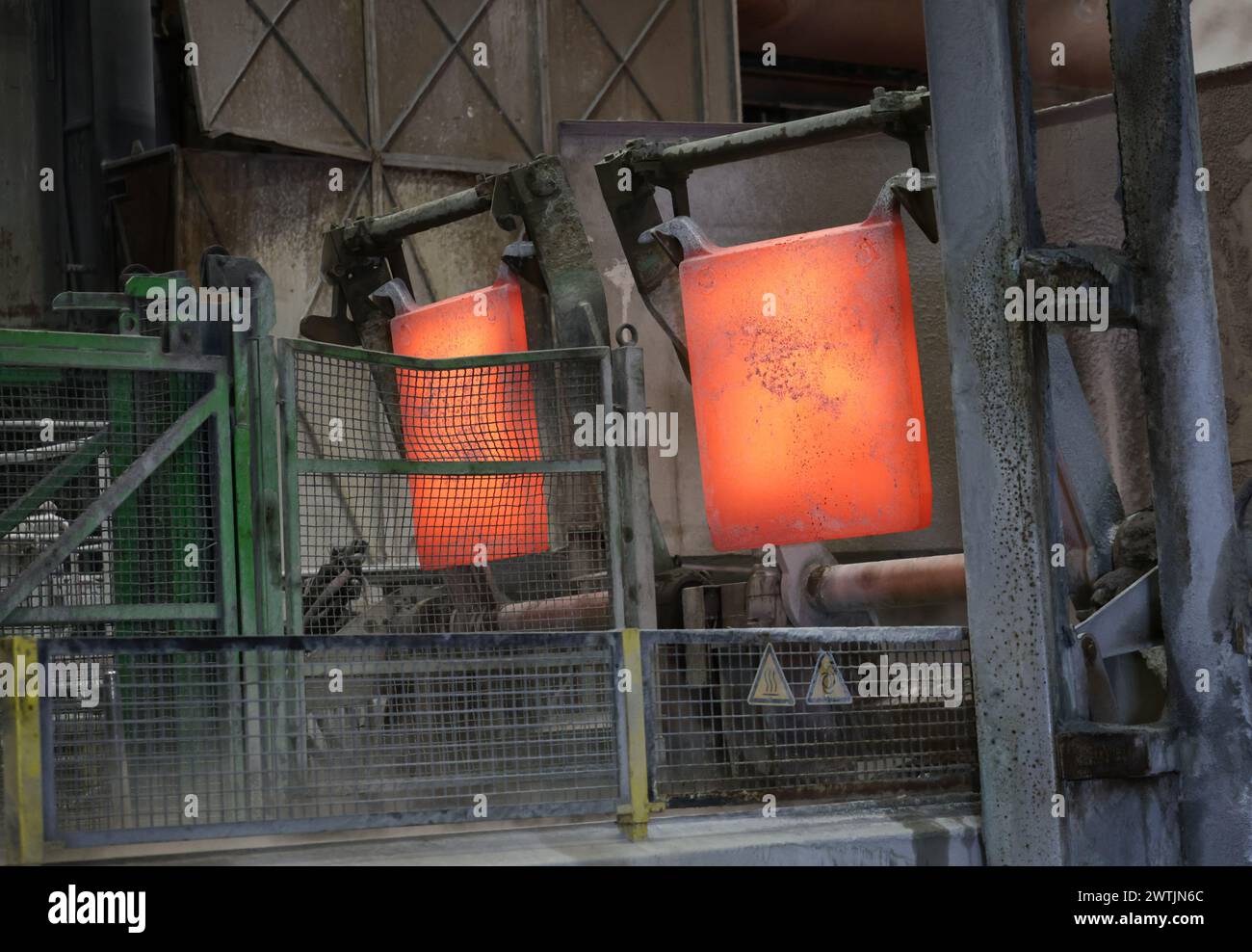 Hamburg, Germany. 18th Mar, 2024. Copper anodes come from a copper ...
