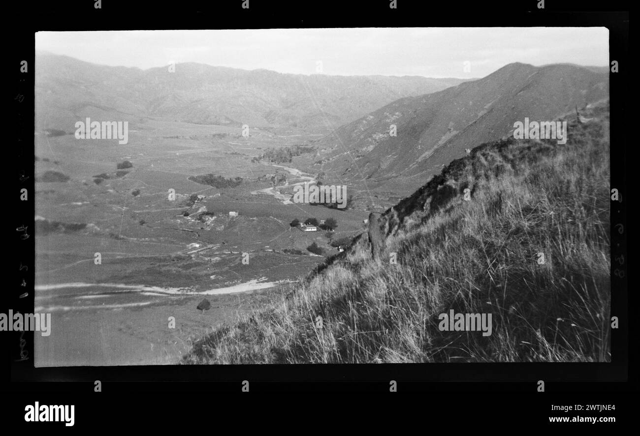 Panorama: The mjor part of the remarkable Rikiorangi tectonic basin ...