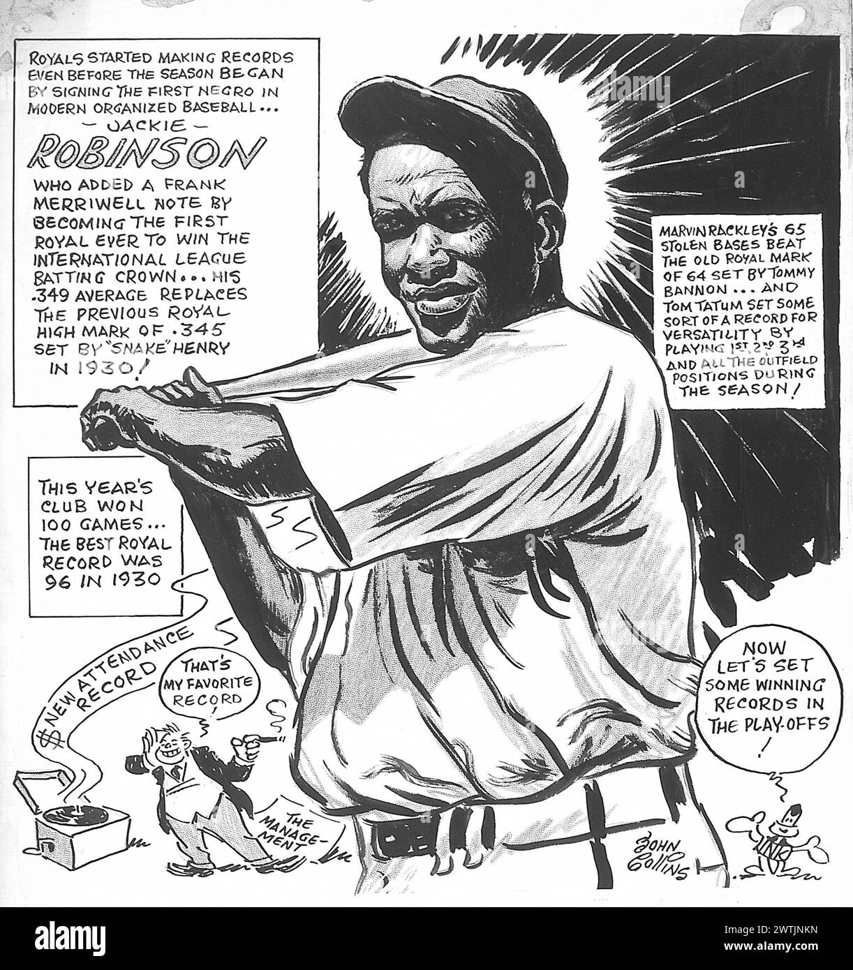 Cartoon - Royal Records. John Collins (1917-2007 Stock Photo - Alamy