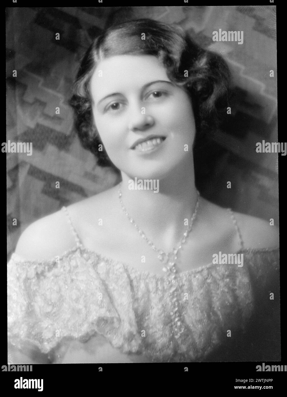 Woman; inscribed 'Miss M. Styles' gelatin silver negatives, black-and ...
