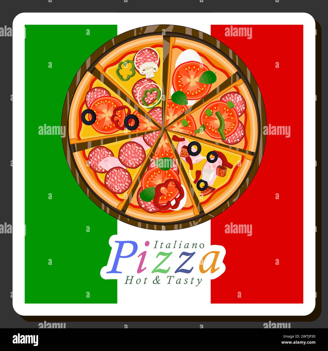 Crispy baked Stock Vector Images - Alamy
