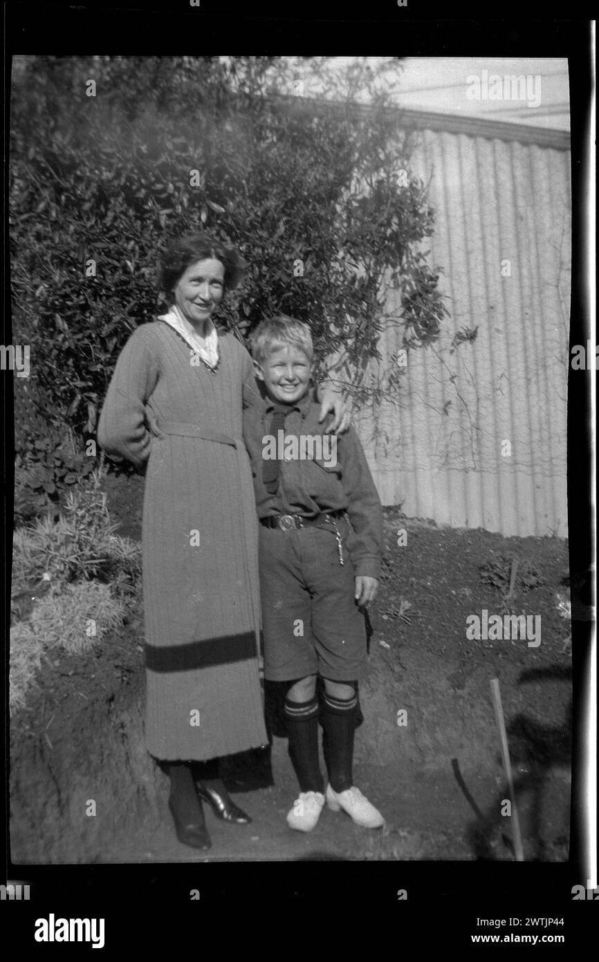 Eva and Eric black-and-white negatives Stock Photo - Alamy