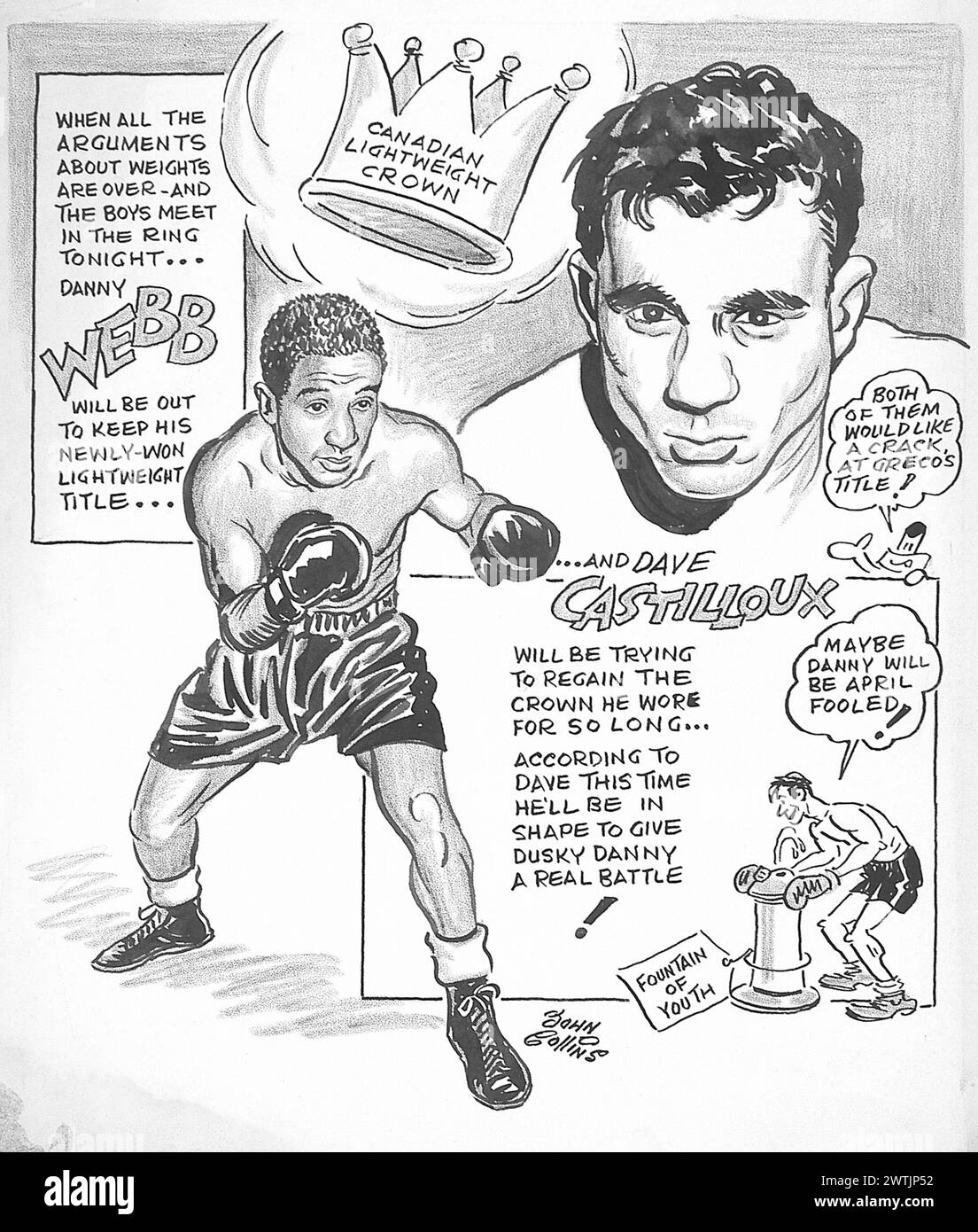 Cartoon - MINDS WITH A SIMPLE (...). John Collins (1917-2007 Stock ...