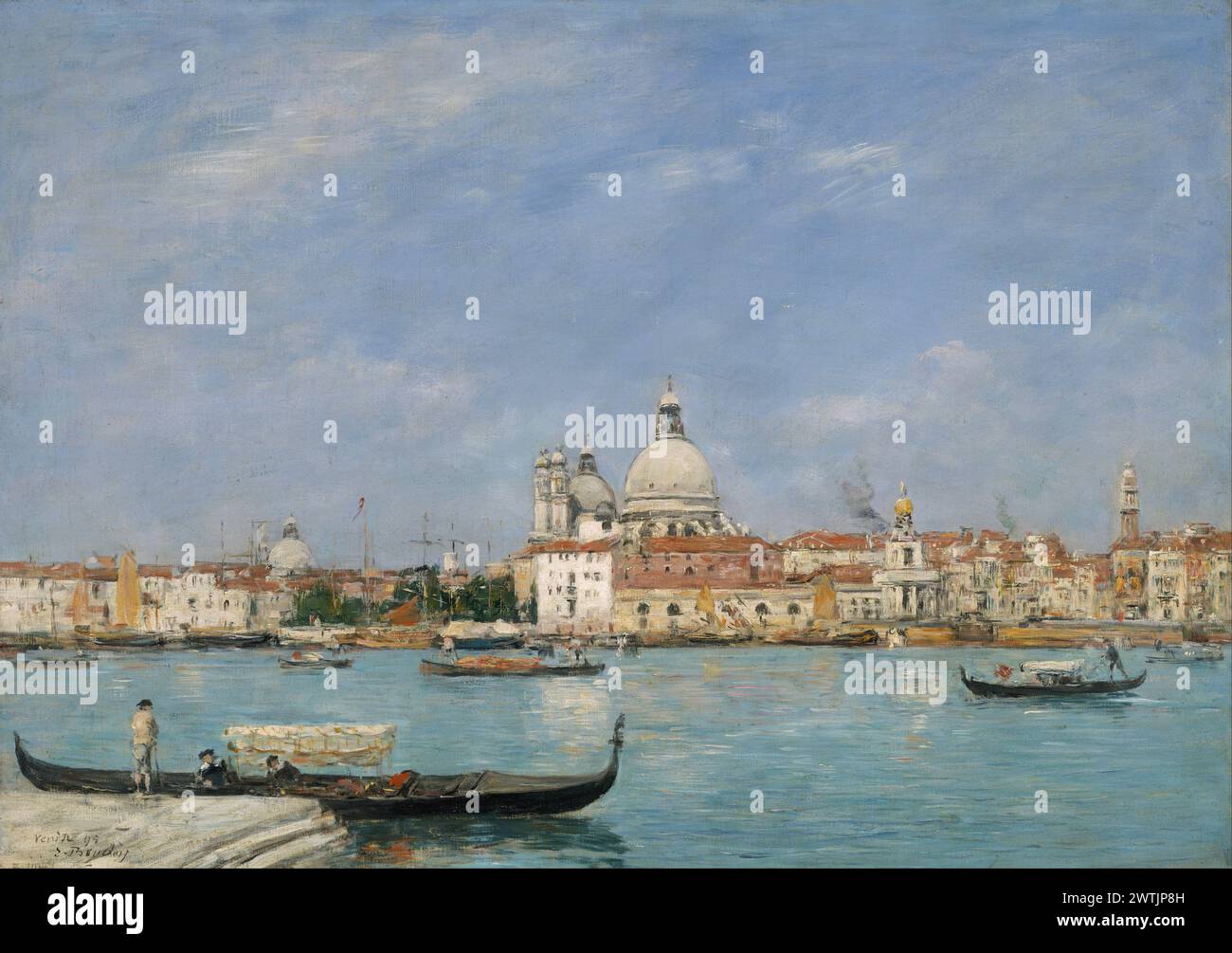 Venice, Santa Maria della Salute from San Giorgio (1895), Museum of ...