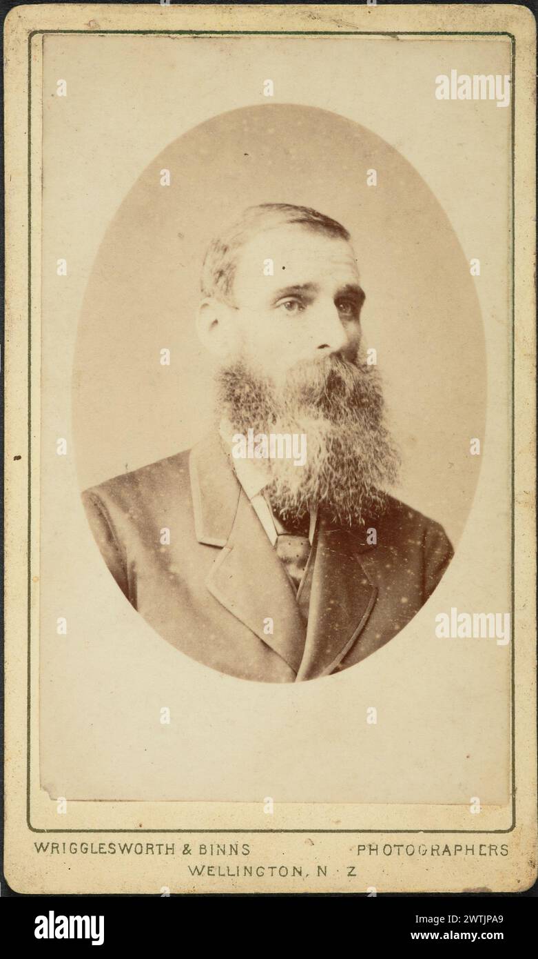 Charles Messenger, Maori interpreter during war period cartes-de-visite ...