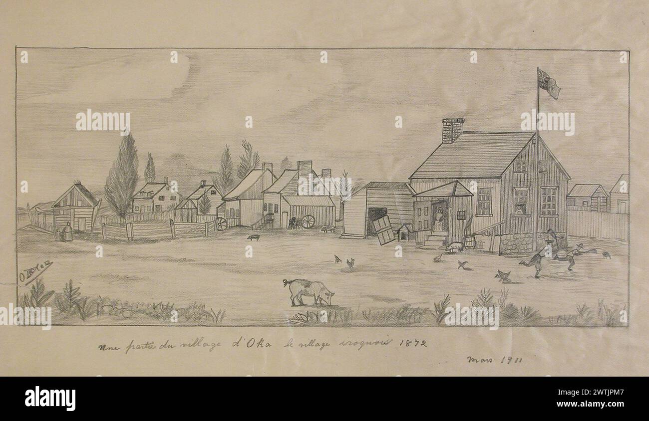 Iroquois village hi-res stock photography and images - Alamy