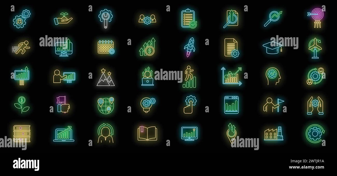 Sustainable development icons set outline vector. Goal security ...