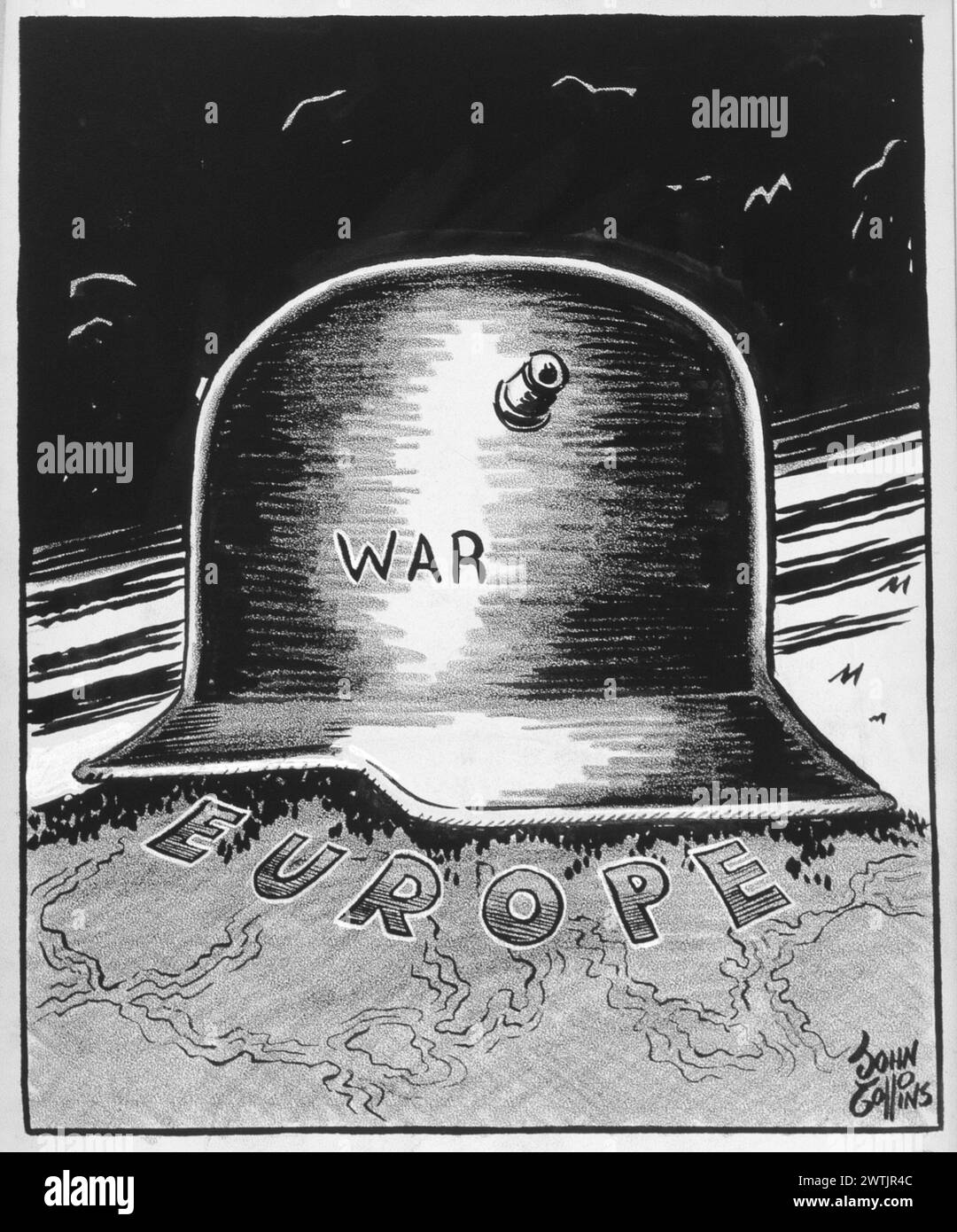Cartoon - This Year's Easter Bonnet. John Collins (1917-2007 Stock ...