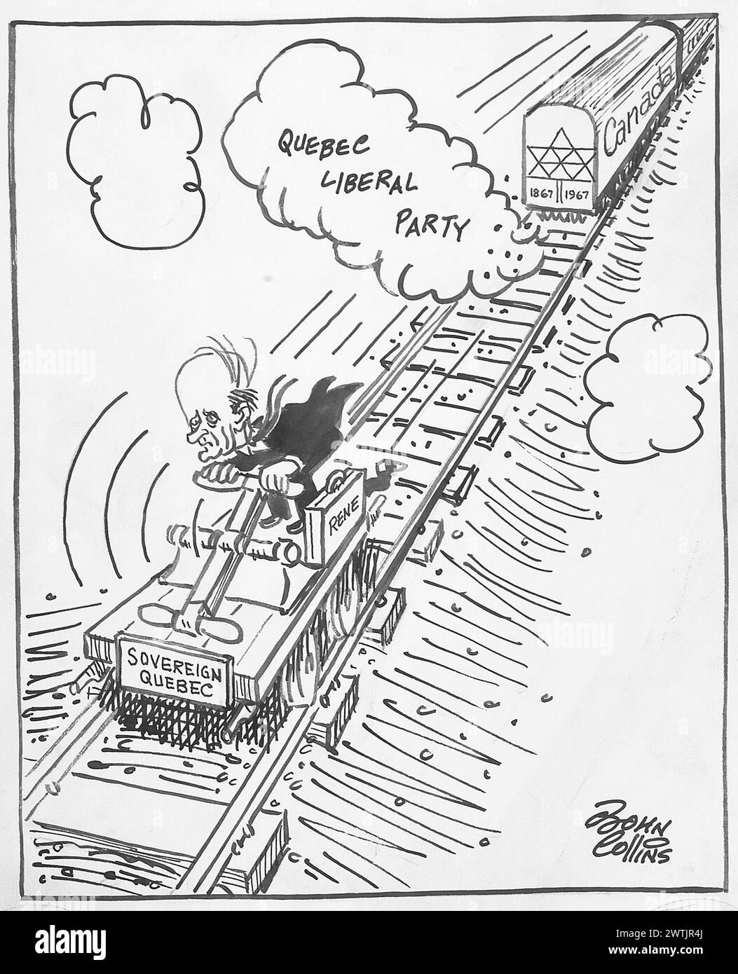 Confederation train Black and White Stock Photos & Images - Alamy