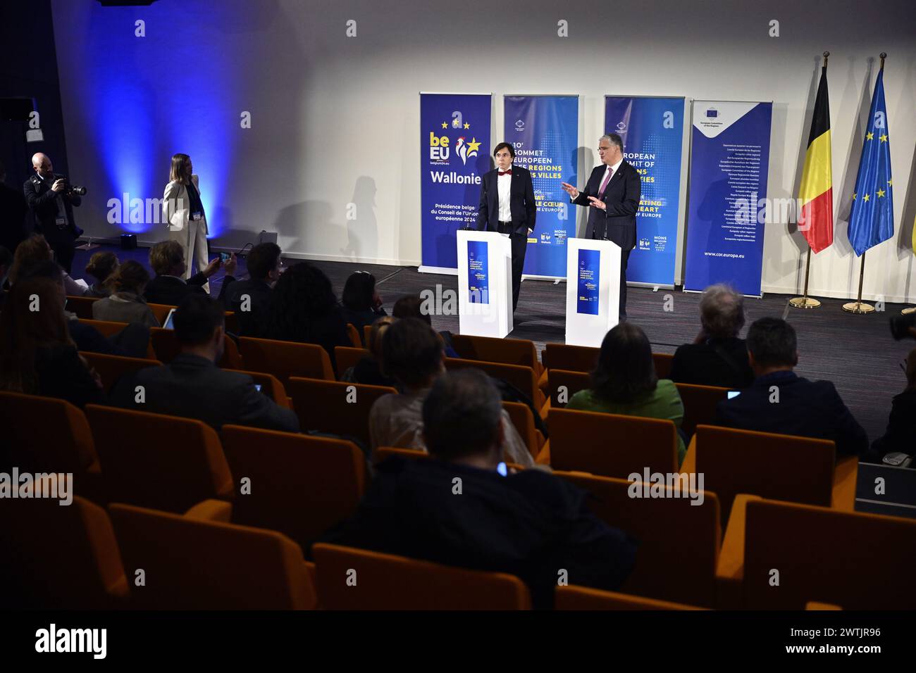 Elio Di Rupo, Minister-President of the Walloon Region and Vasco Alves Cordeiro, President of ...