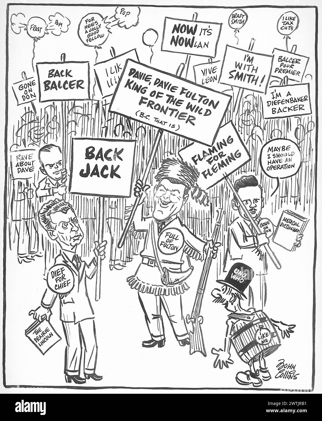 Cartoon - If We Held Our Conventions U.S. Style. John Collins (1917 ...