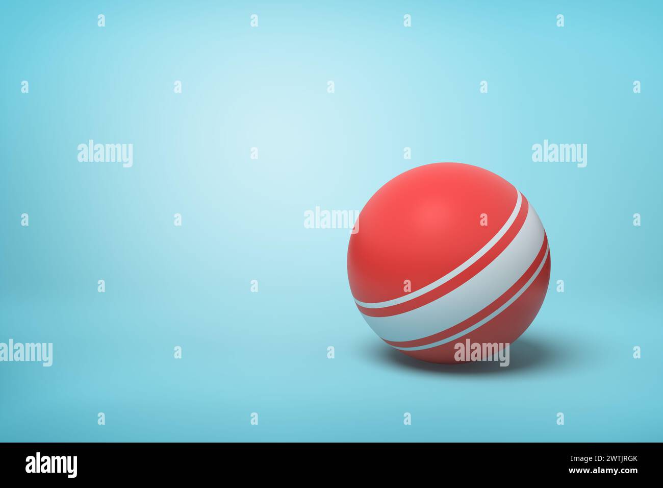 Red and white striped glossy sphere design Stock Photo - Alamy