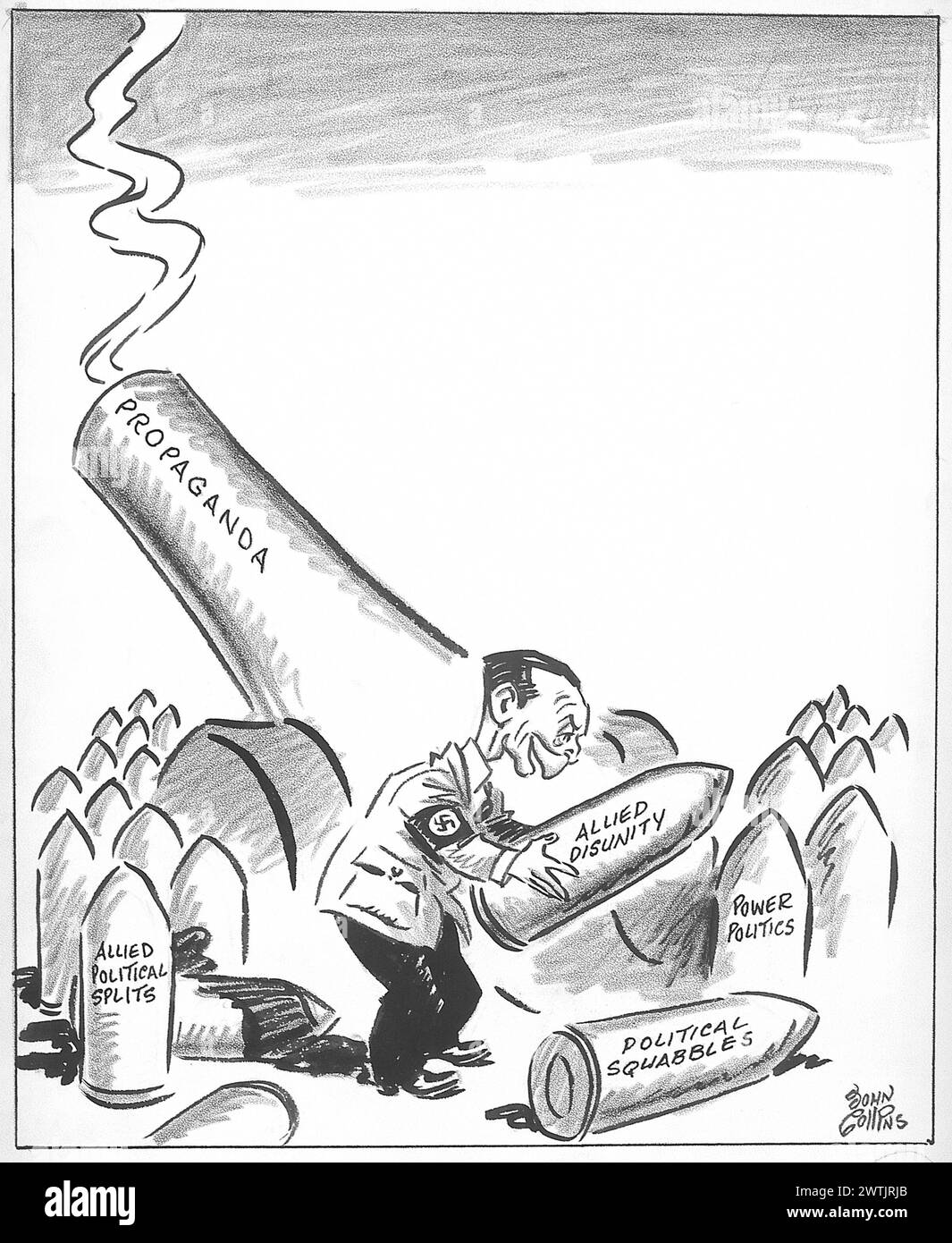 Cartoon - "Praise the Lord-They're Passing the Ammunition". John ...