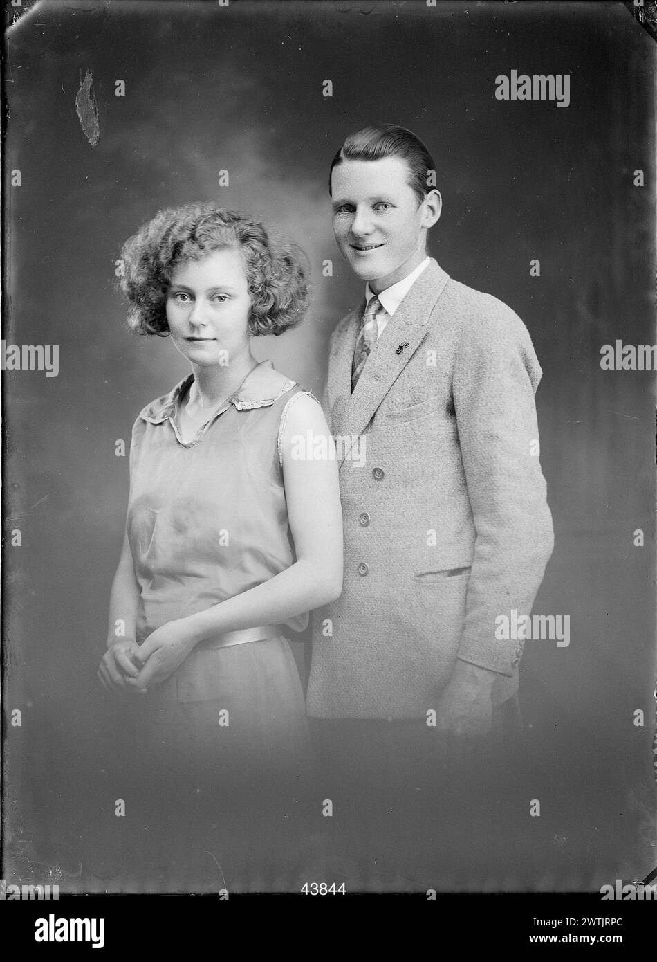 Mr Barrett gelatin dry plate negatives, black-and-white negatives ...