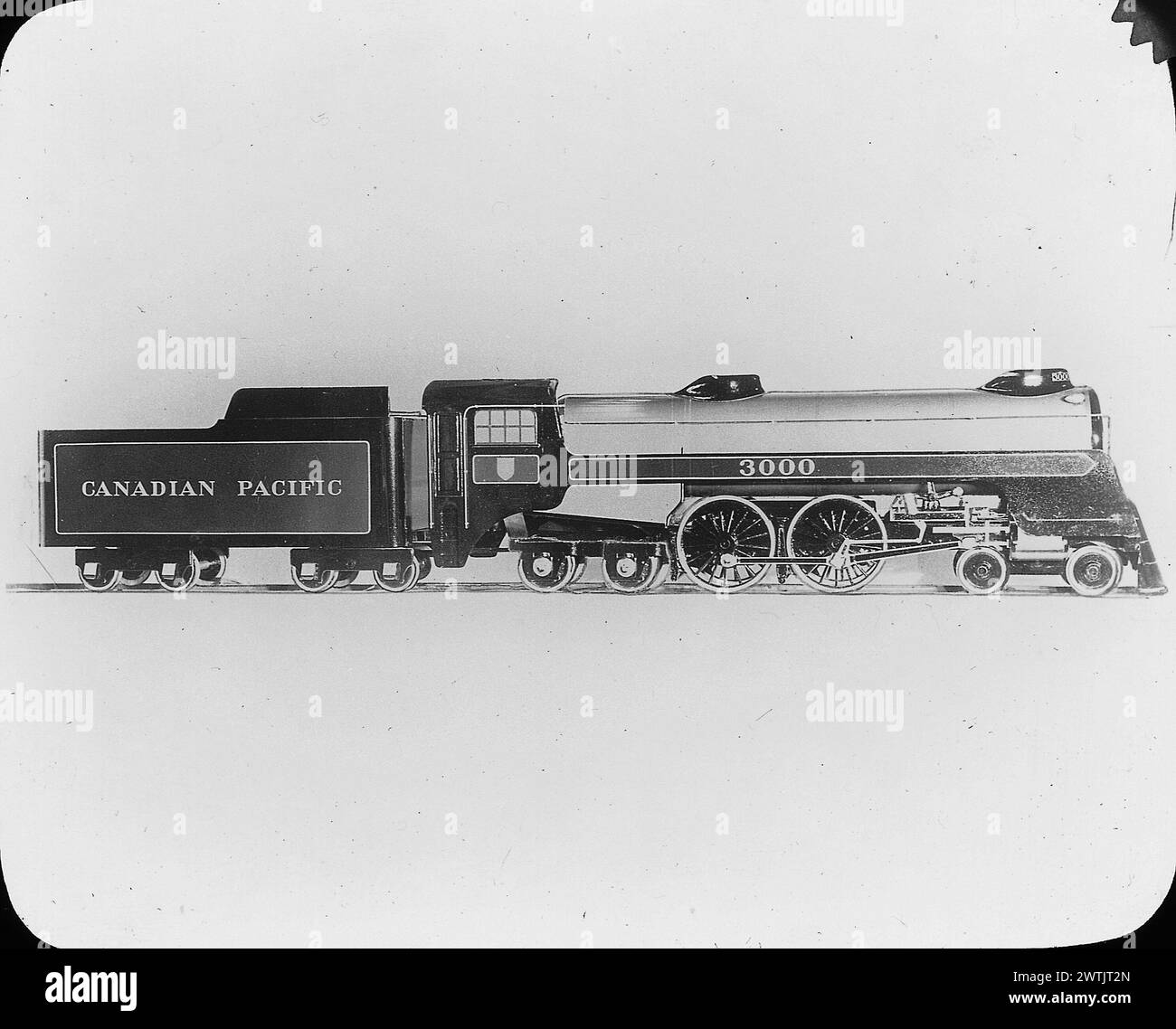 Transparency - Model of 4-4-4 Class F2a "Jubilee" #3000 locomotive ...