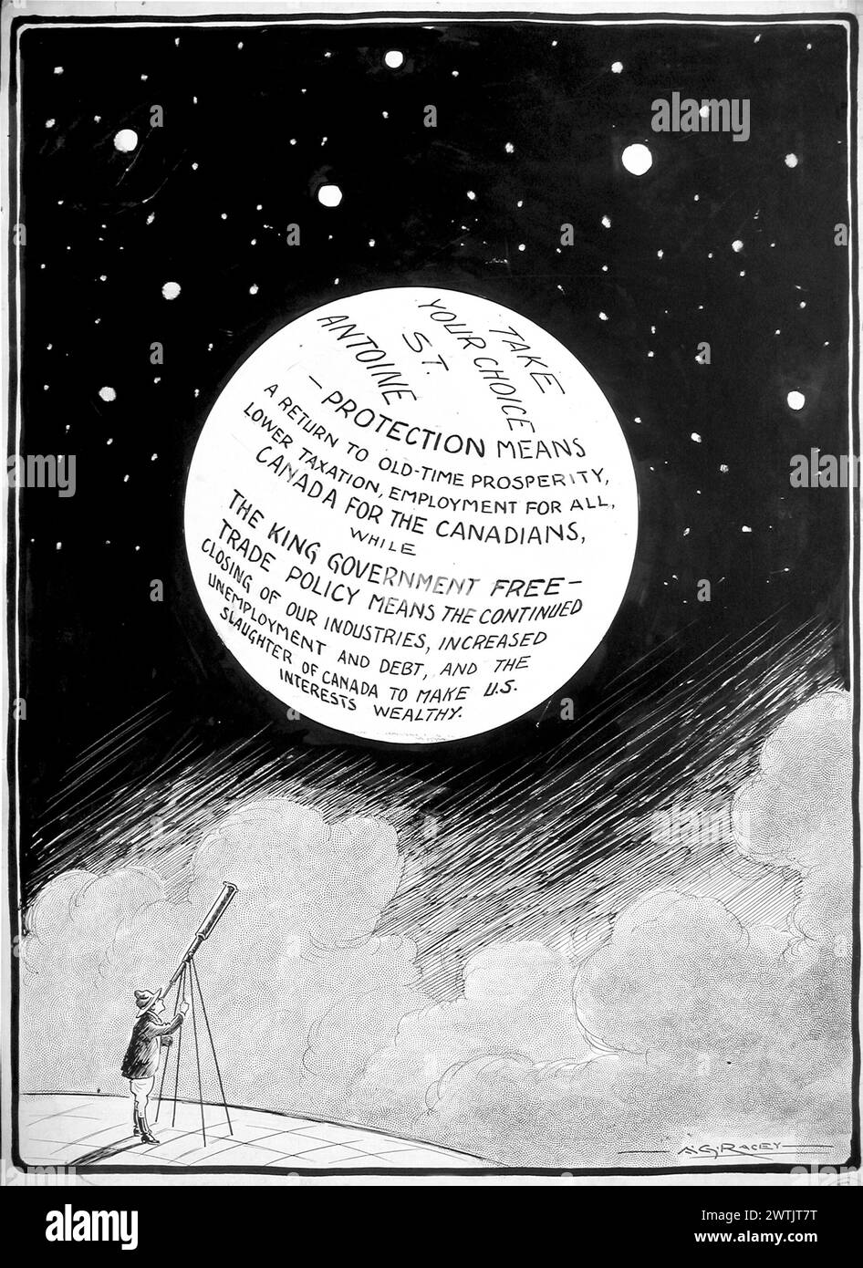 Cartoon - Mars Arthur George Racey (1870-1941 Stock Photo - Alamy