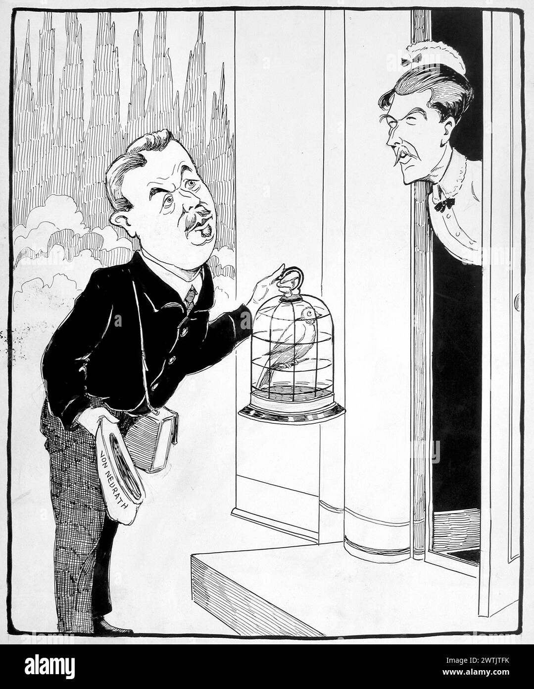 Cartoon - The Good Will Dove Arthur George Racey (1870-1941 Stock Photo ...