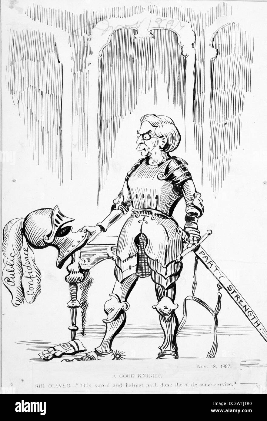 Cartoon - A Good Knight Rostap (1866-1949 Stock Photo - Alamy