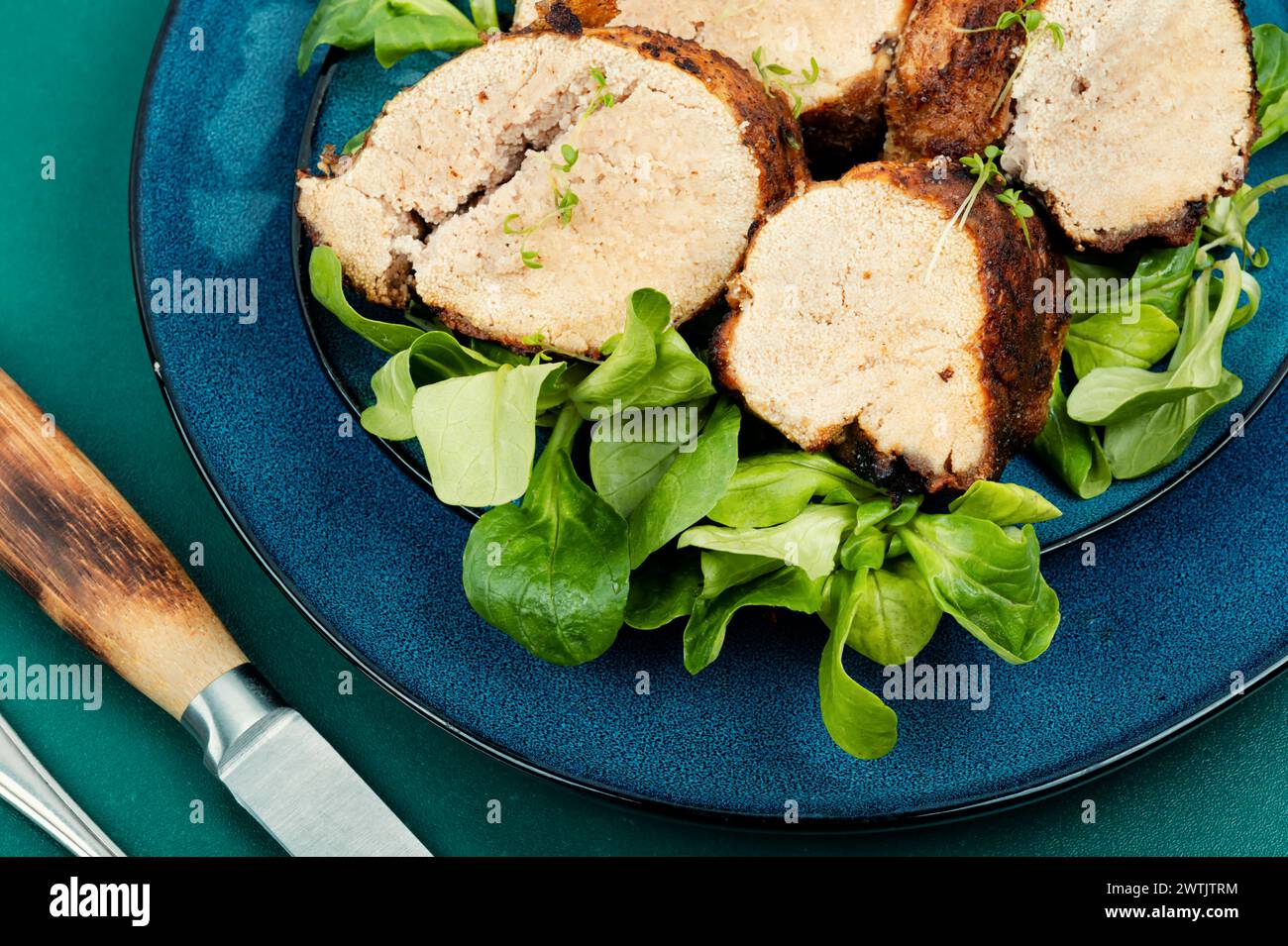 Fried delicious cod roe on a plate. Seafood and fish dishes Stock Photo ...