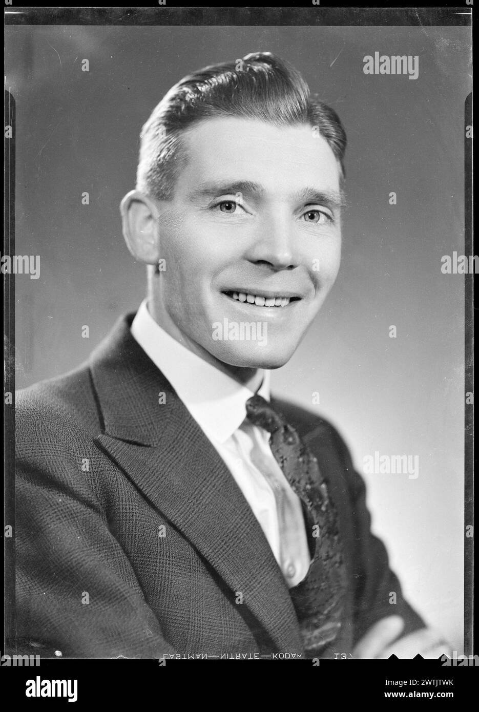 Man; inscribed 'Mr Evans' Nitrate negatives, gelatin silver negatives ...
