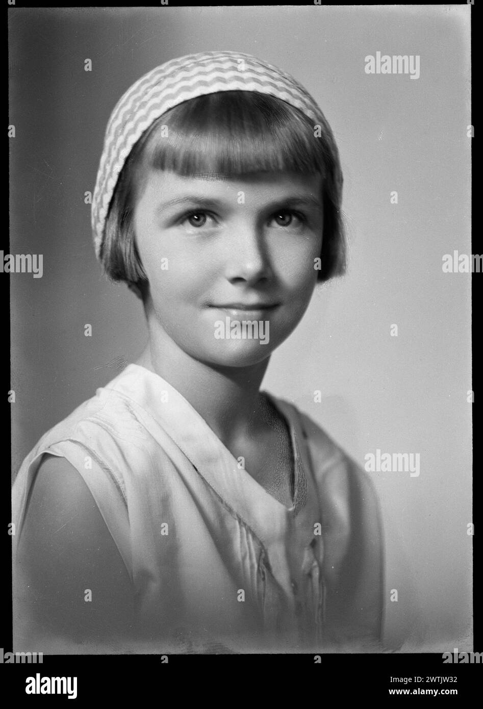 Woman; inscribed 'Miss Betty Hunter' gelatin silver negatives, black ...