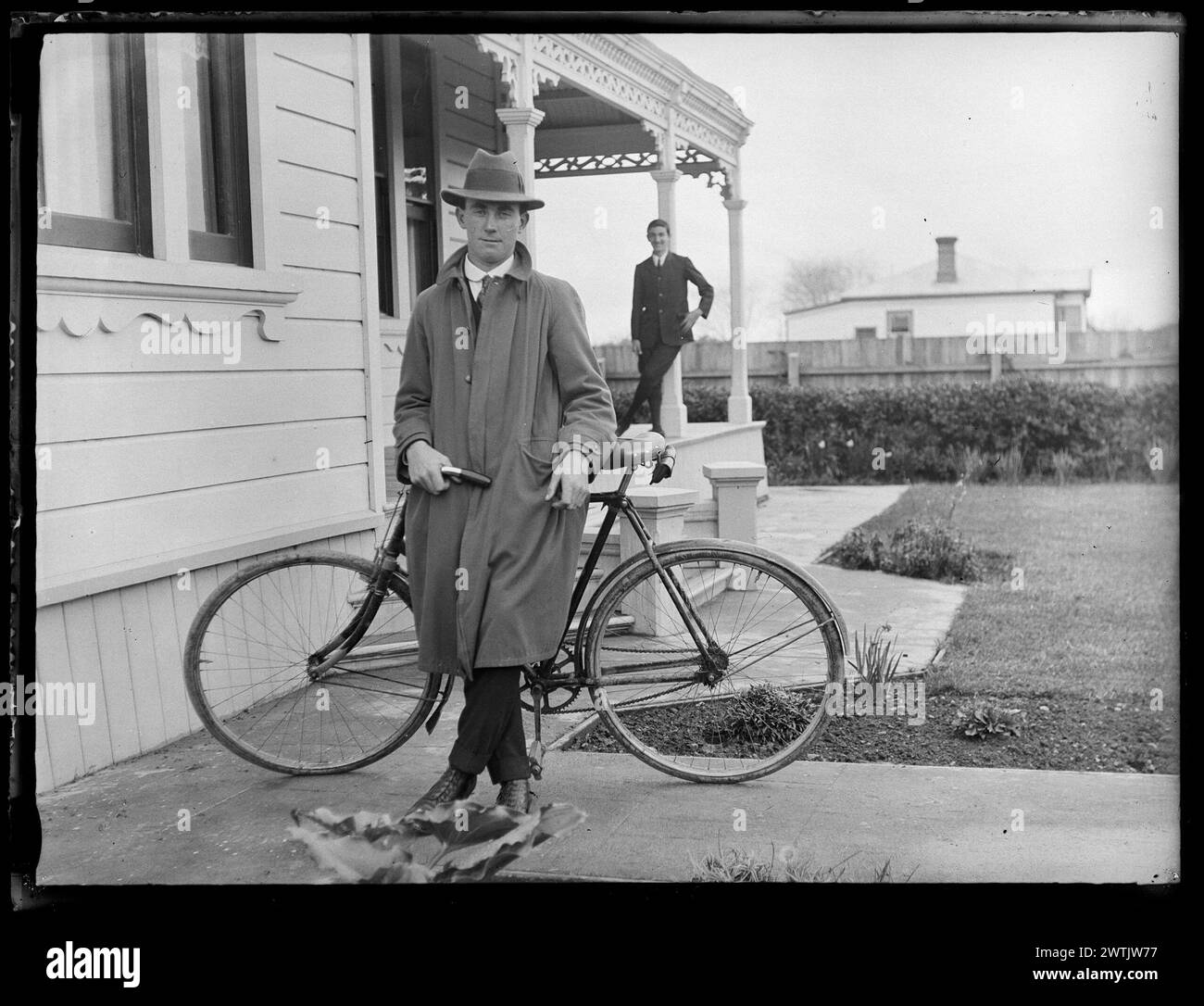 Ralph gelatin dry plate negatives, black-and-white negatives Stock ...