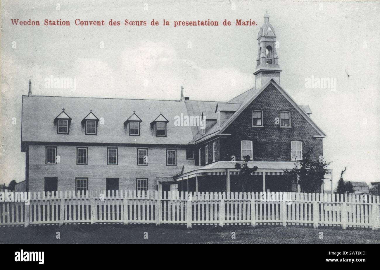 Collotype - Convent of the Soeurs de la Présentation de Marie, Weedon ...