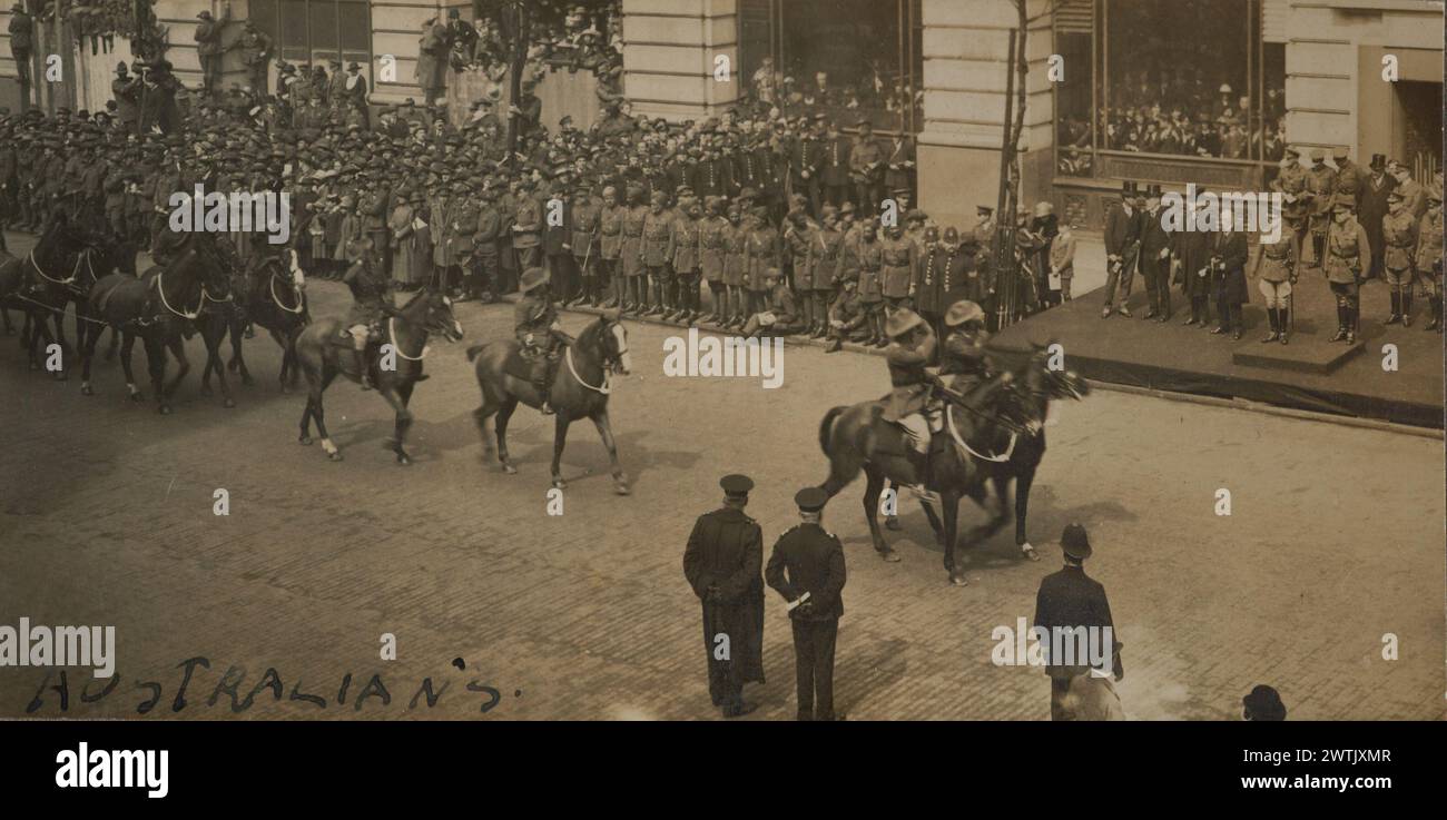 Australians [Anzac Day]. From: World War I photograph album black-and ...