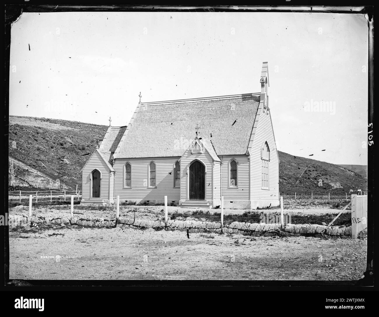 Church Taieri, Otago wet collodion negatives, black-and-white negatives ...
