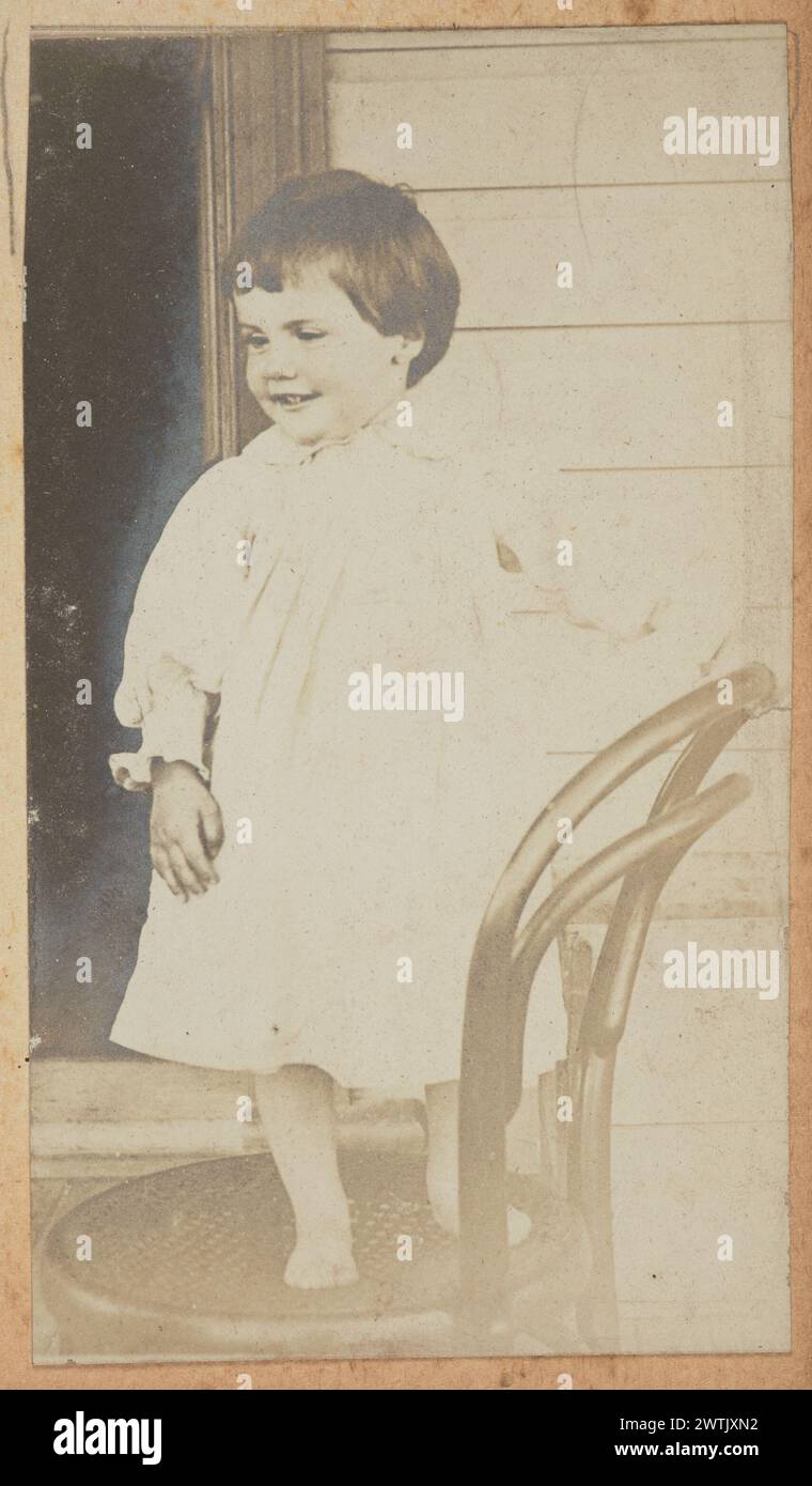 Frances Nelson. From the album: Snapshot album - Nga Mahanga gelatin ...