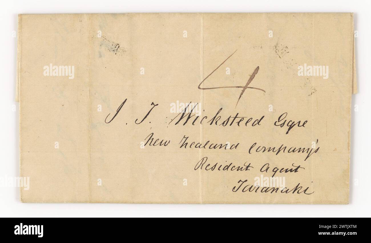 Entire pre-stamp letter Visual and Verbal Communication, letters Stock ...