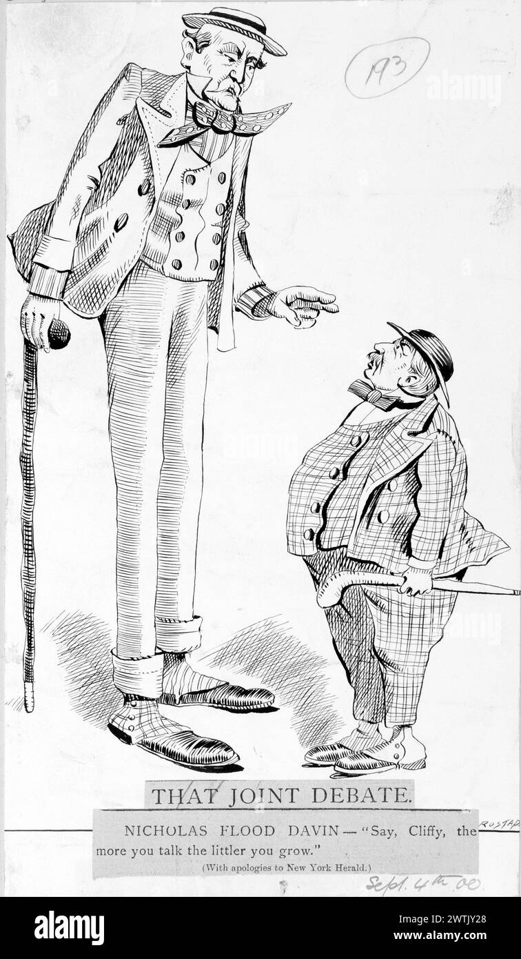 Debate cartoon Black and White Stock Photos & Images - Alamy