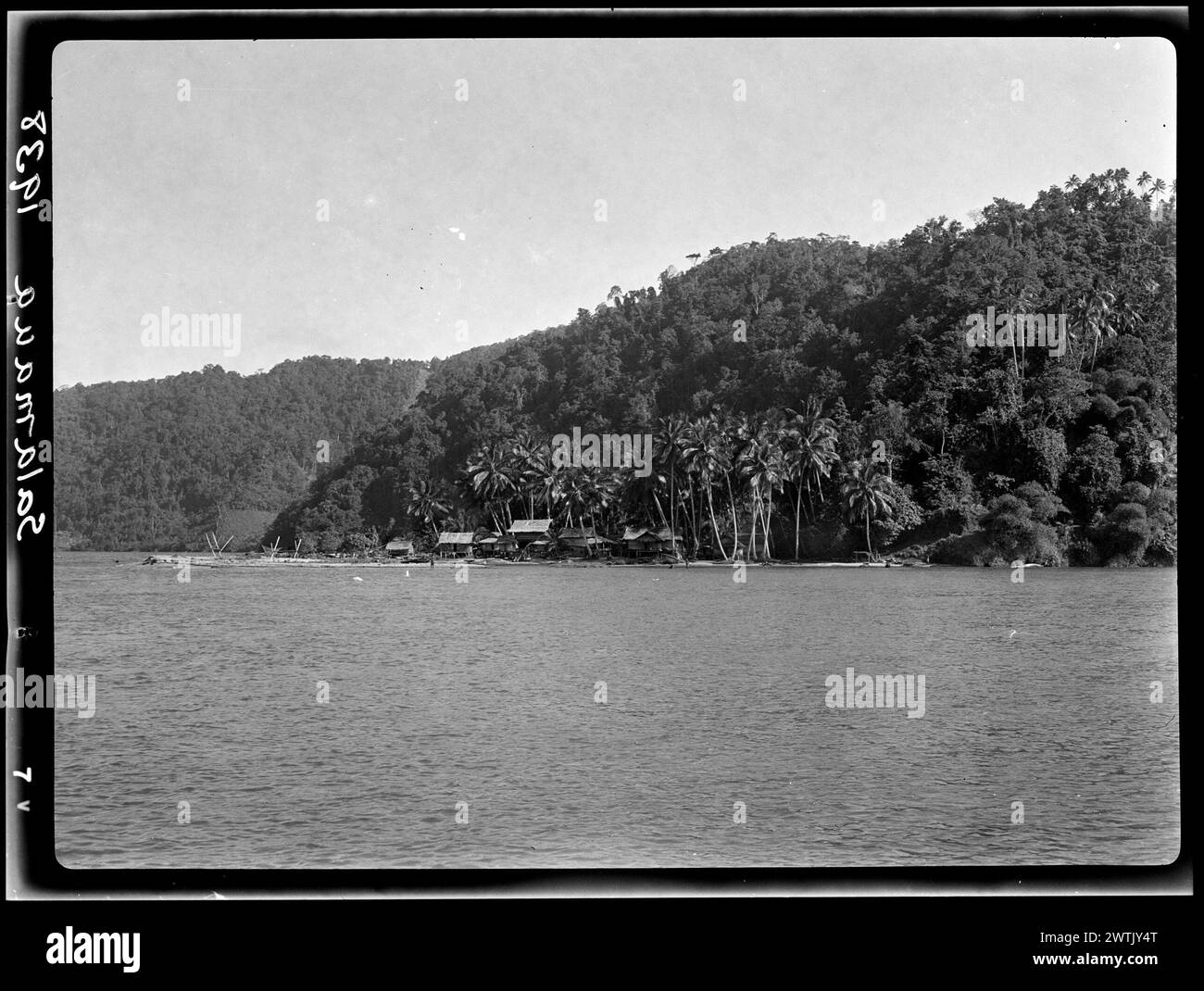 Salamaua (Papua New Guinea) black-and-white negatives Stock Photo - Alamy