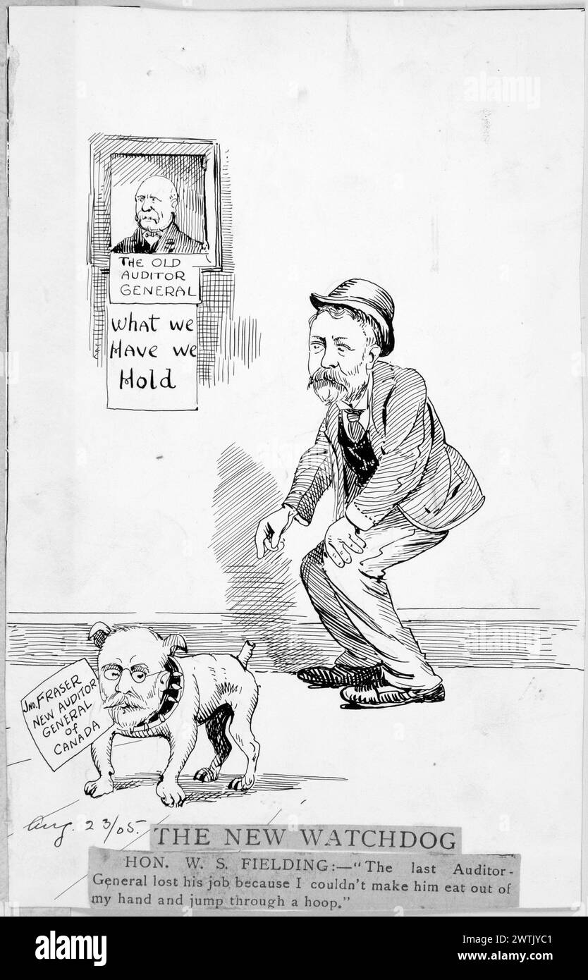 Watchdog cartoon Black and White Stock Photos & Images - Alamy