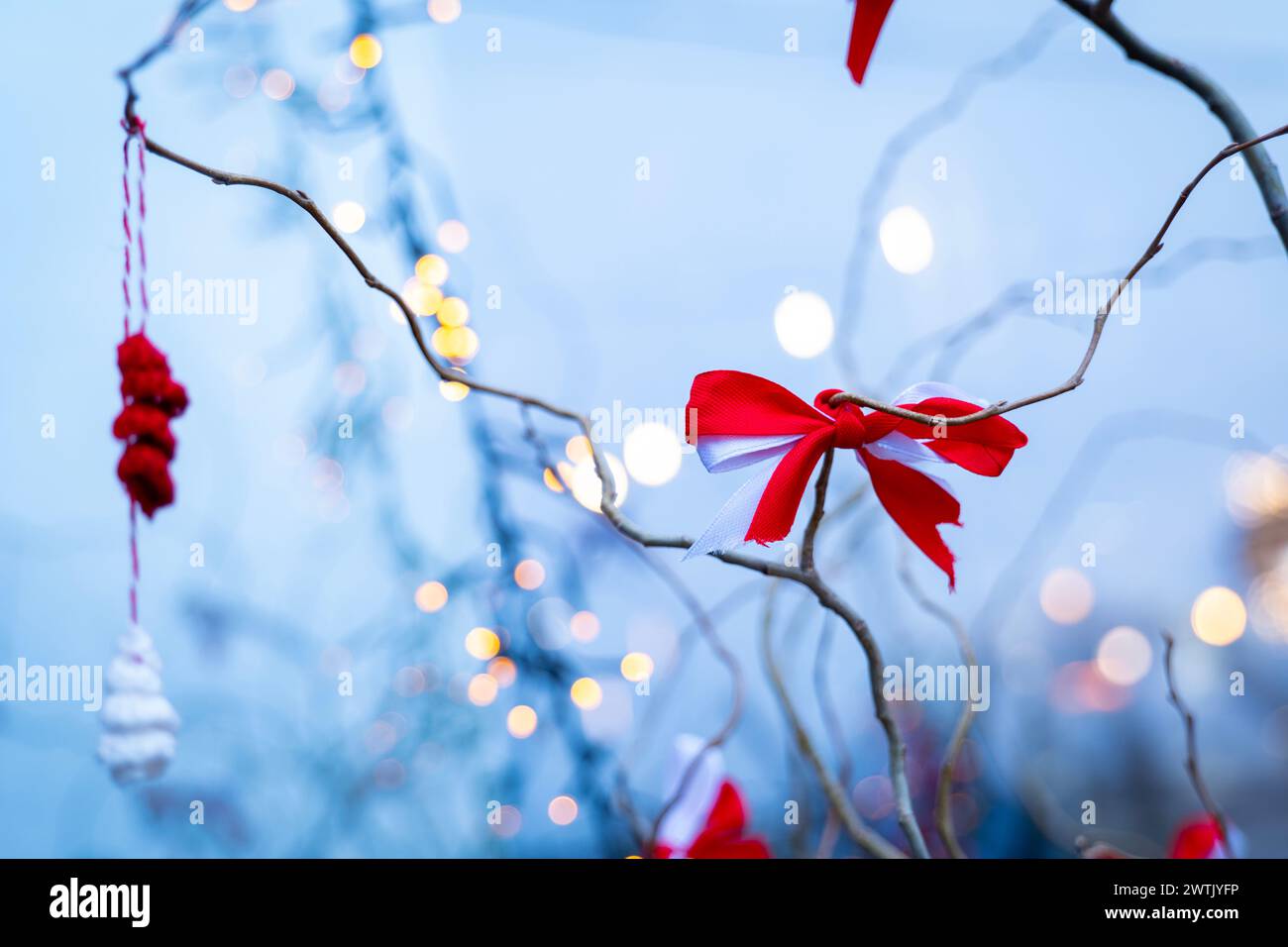 Martisor or Martenitsa. Cultural symbol of the beginning of spring in ...
