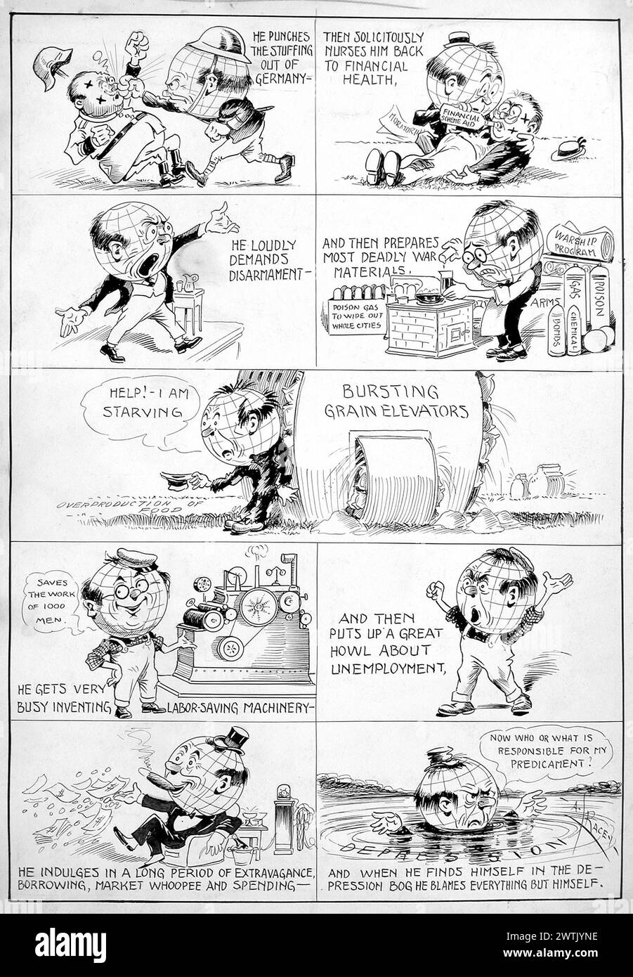 Cartoon - The Human Enigma, the Funny Paradoxial Old Chap Arthur George ...