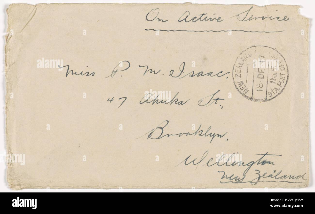 Philatelic 'cover' [envelope], WWI envelopes Stock Photo - Alamy