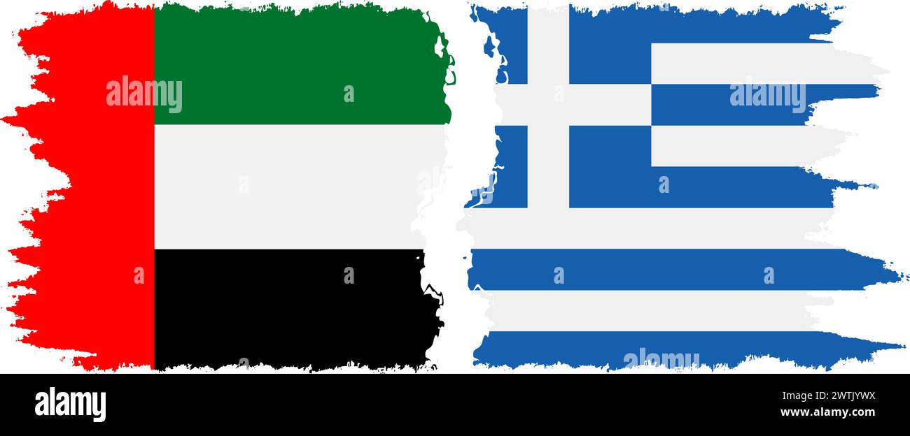 Greece united arab emirates flag hi-res stock photography and images ...