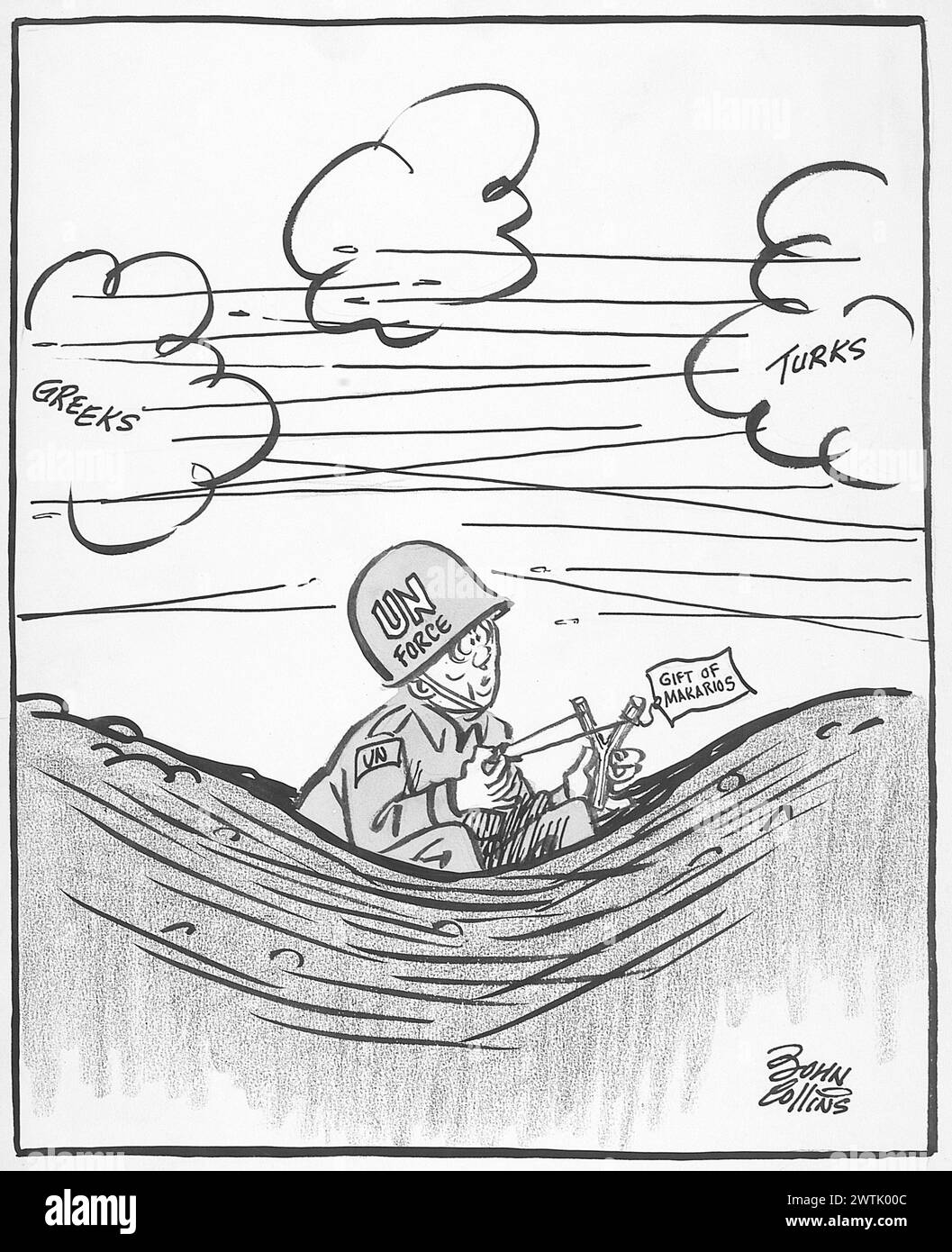 Cartoon - The Bitter 'Ole. John Collins (1917-2007 Stock Photo - Alamy