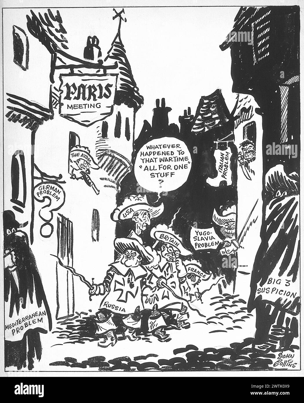 Ink drawing modern figures Black and White Stock Photos & Images - Alamy