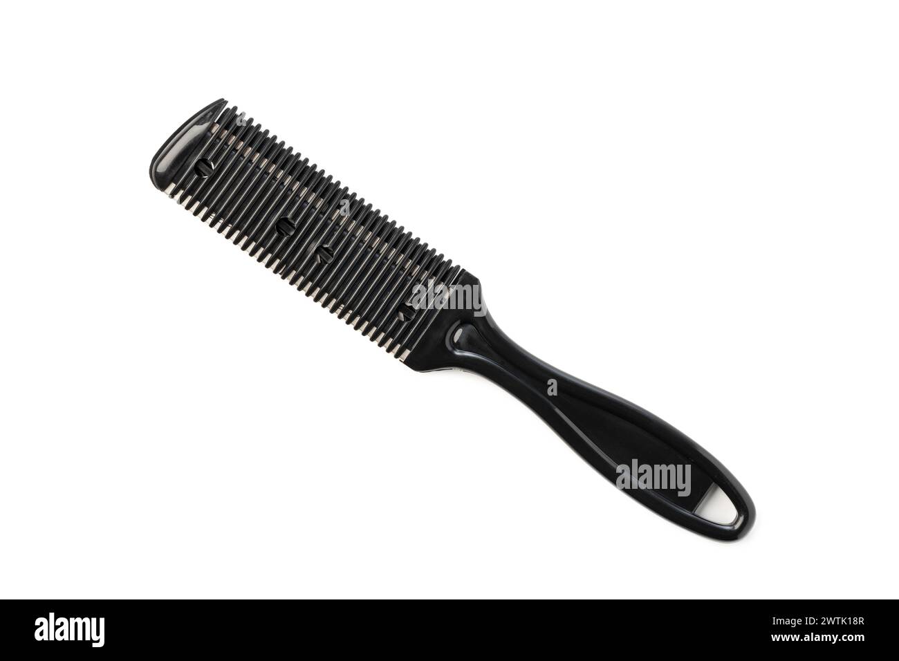 Hair care brush isolated on white background Stock Photo - Alamy