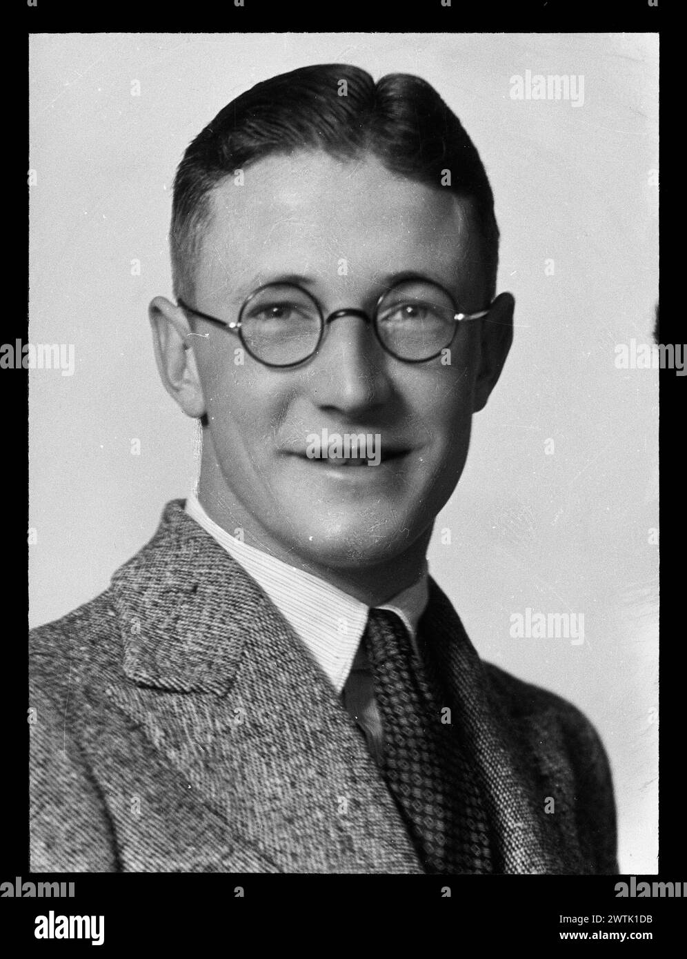 Man; inscribed 'Mr. M. Evison' gelatin silver negatives, black-and ...