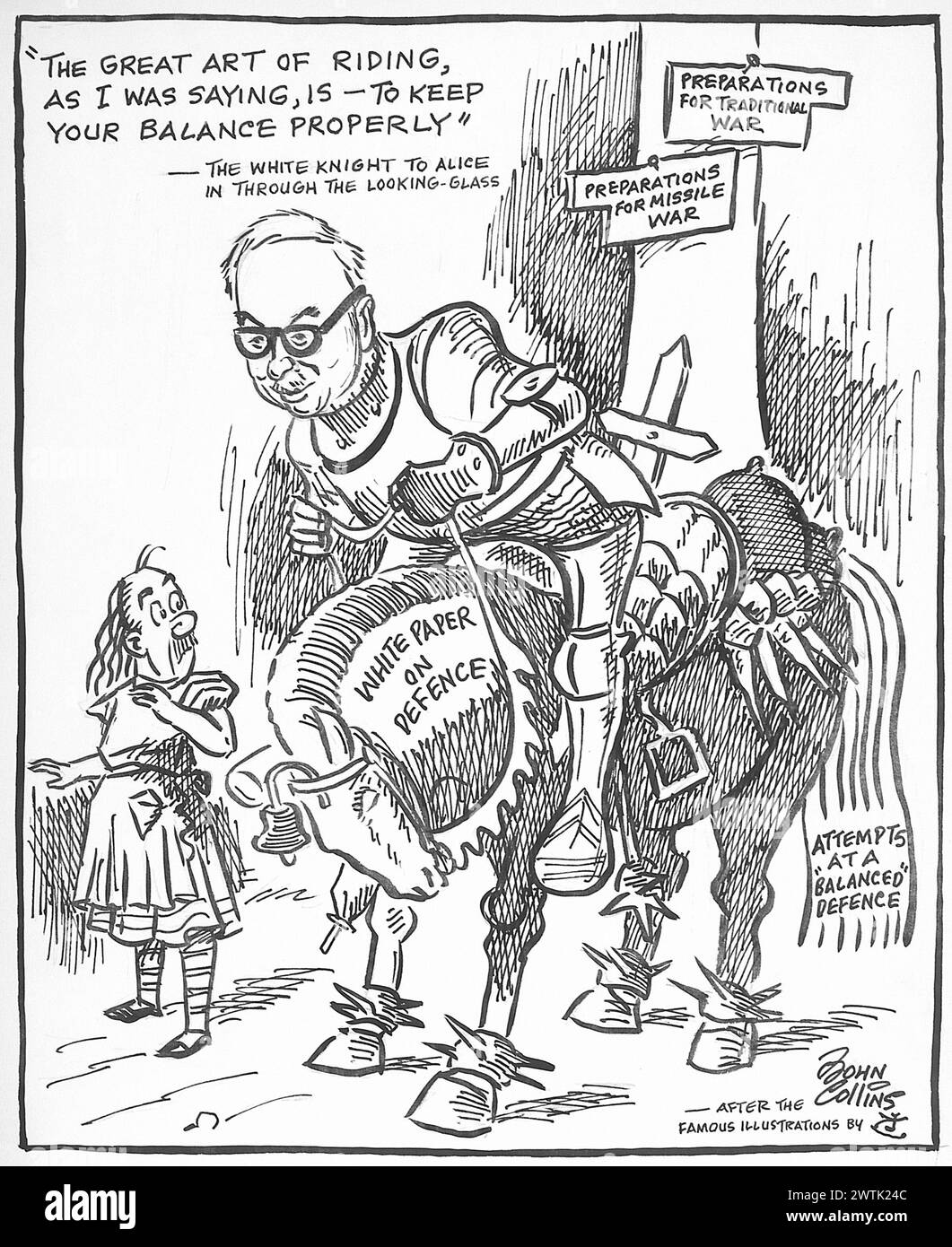 Allegorical cartoon Black and White Stock Photos & Images - Alamy