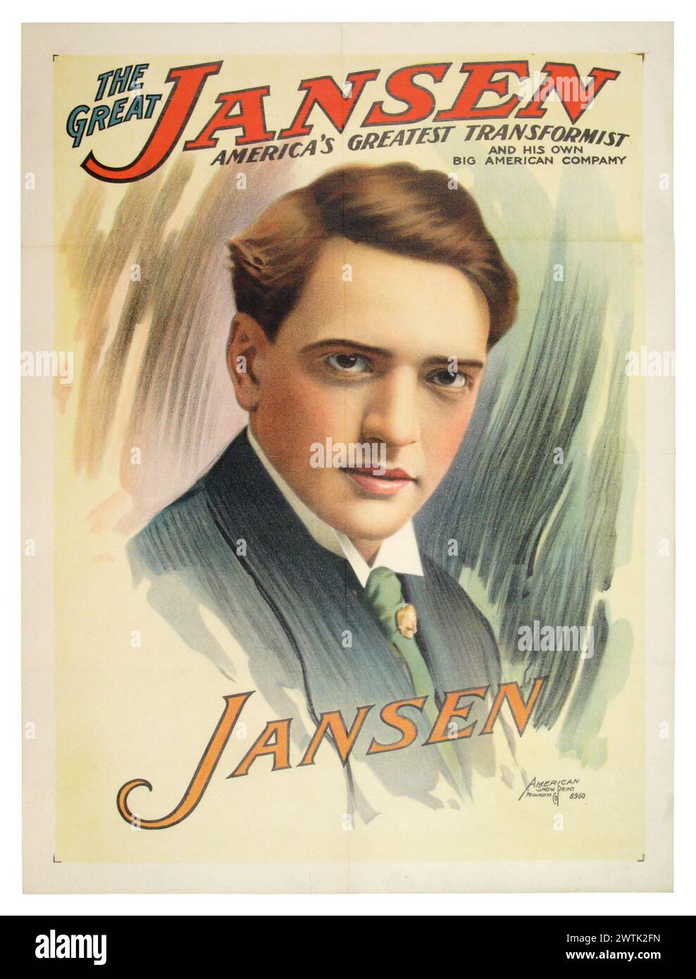 Magic poster - The Great Jansen America's Greatest Transformist Stock ...