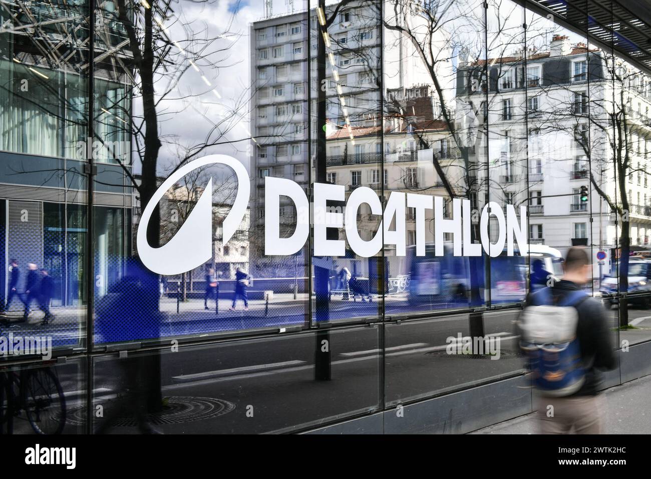 Paris, France. 18th Mar, 2024. This photograph shows the new logo of ...
