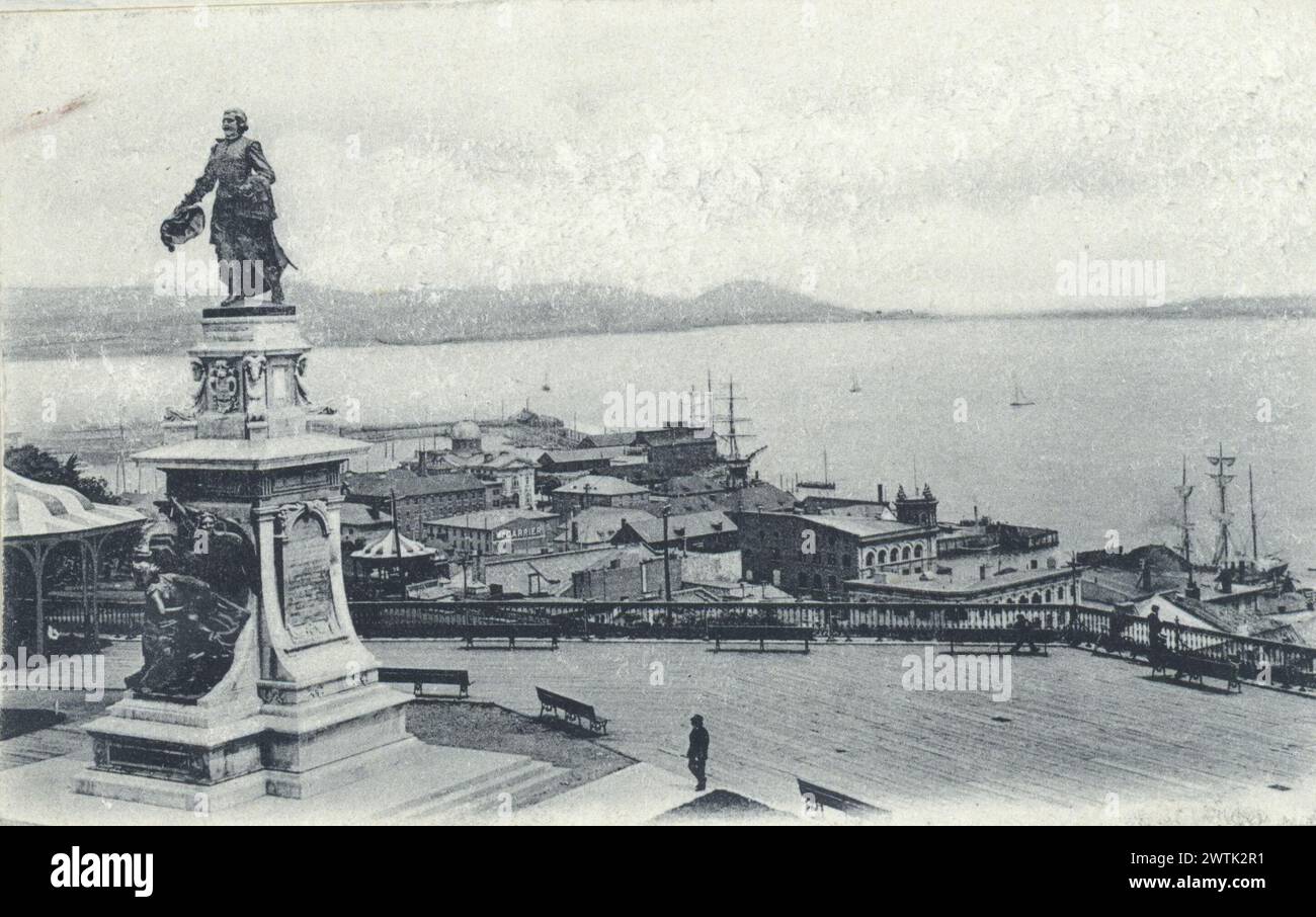 Champlain monument quebec city hi-res stock photography and images - Alamy