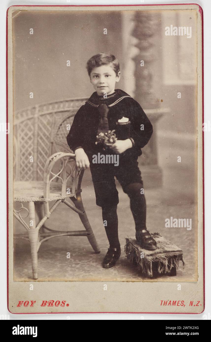 Leonard Johnson cabinet photographs, albumen prints, black-and-white ...