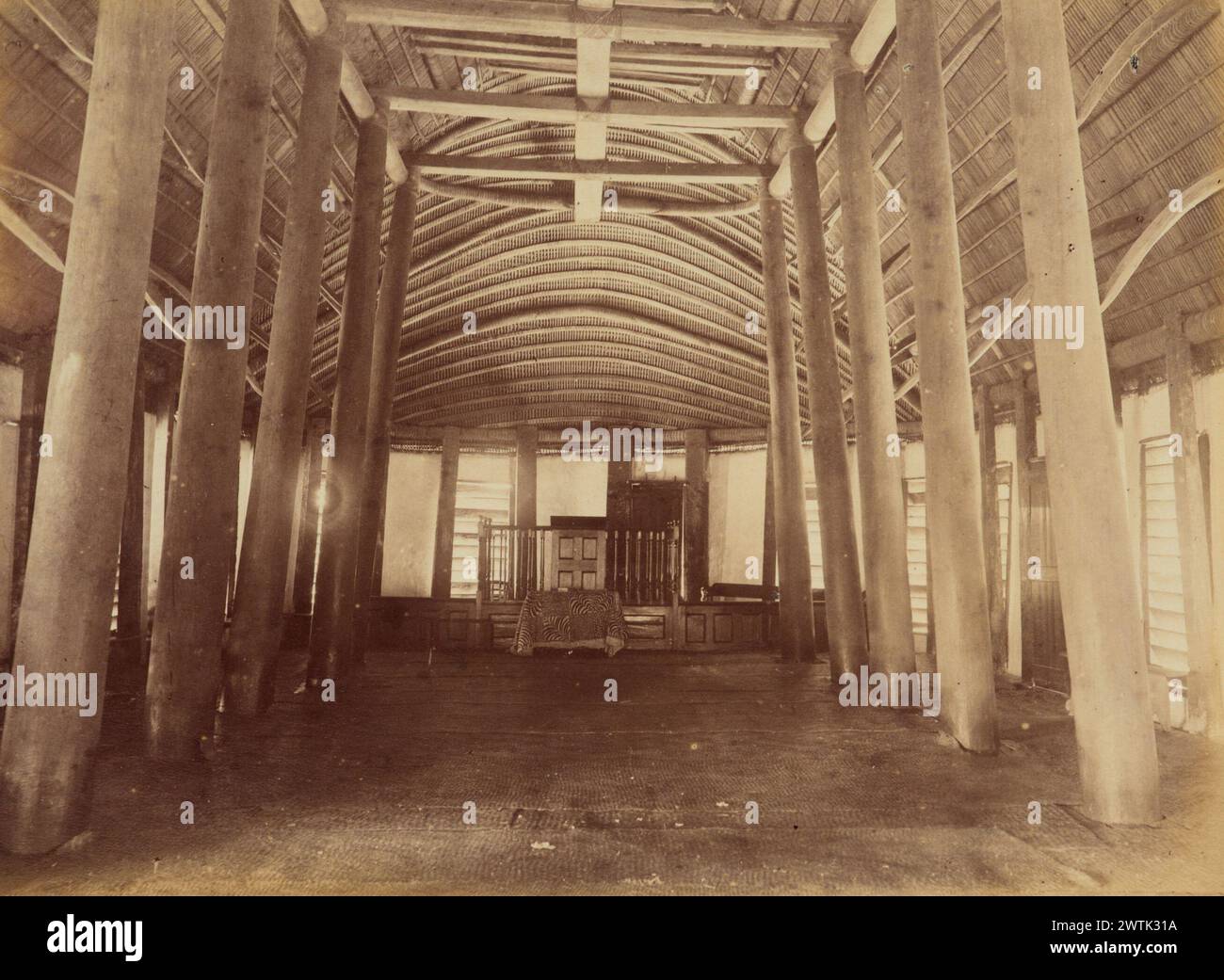 Inside Church Niue. From the album: Views in the Pacific Islands ...